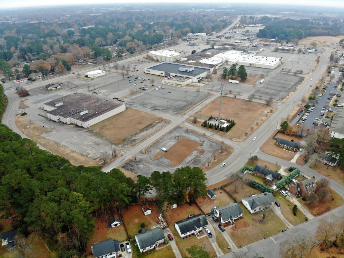 City seeks grant for Wilson Mall demolition, retention pond