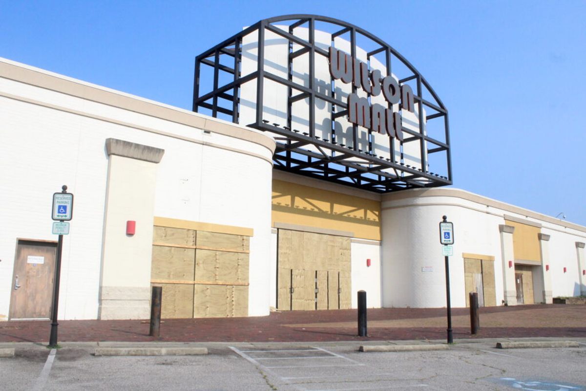 City making plans to tear down former Wilson Mall buildings