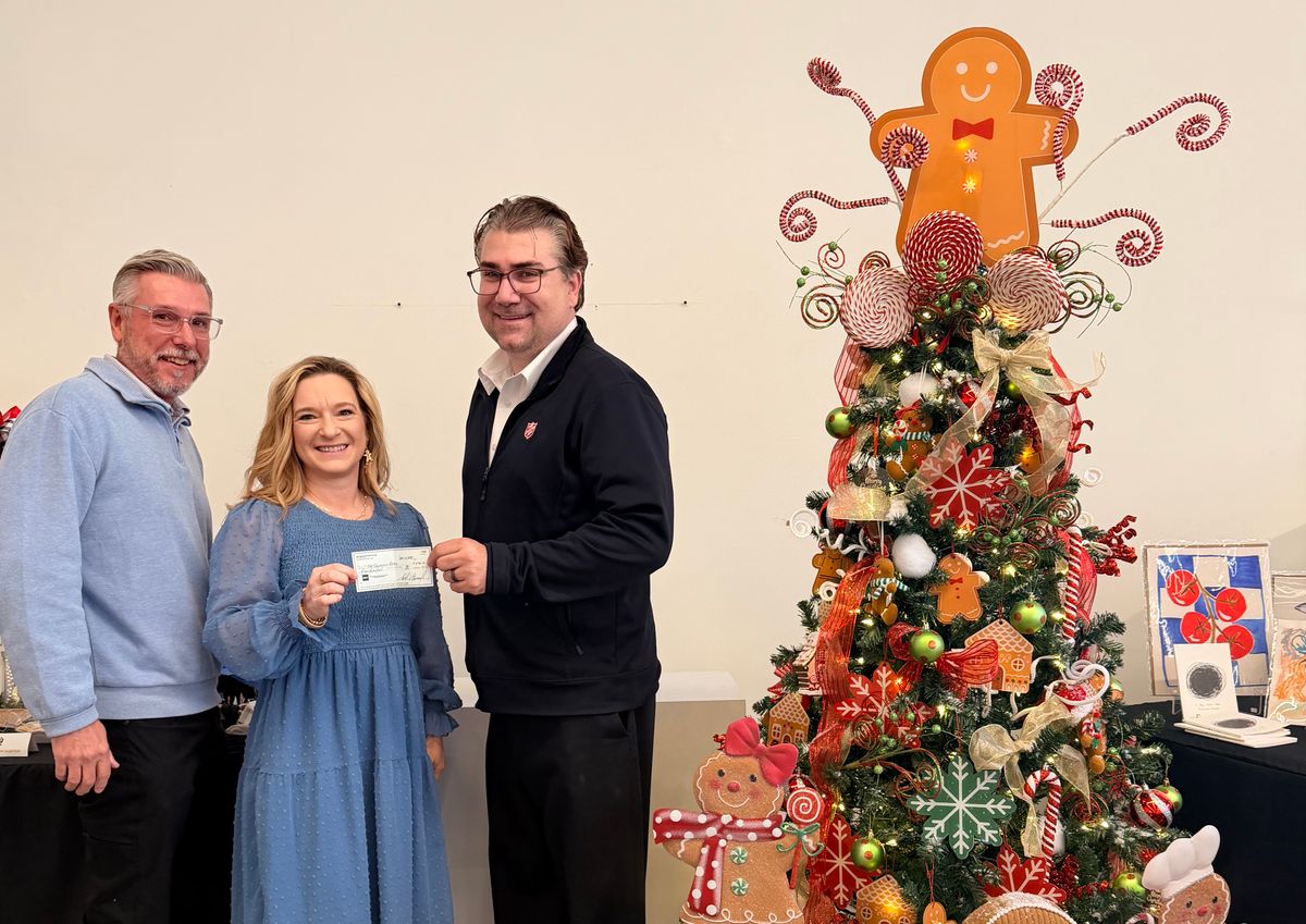 Rotary Club makes donation to Salvation Army
