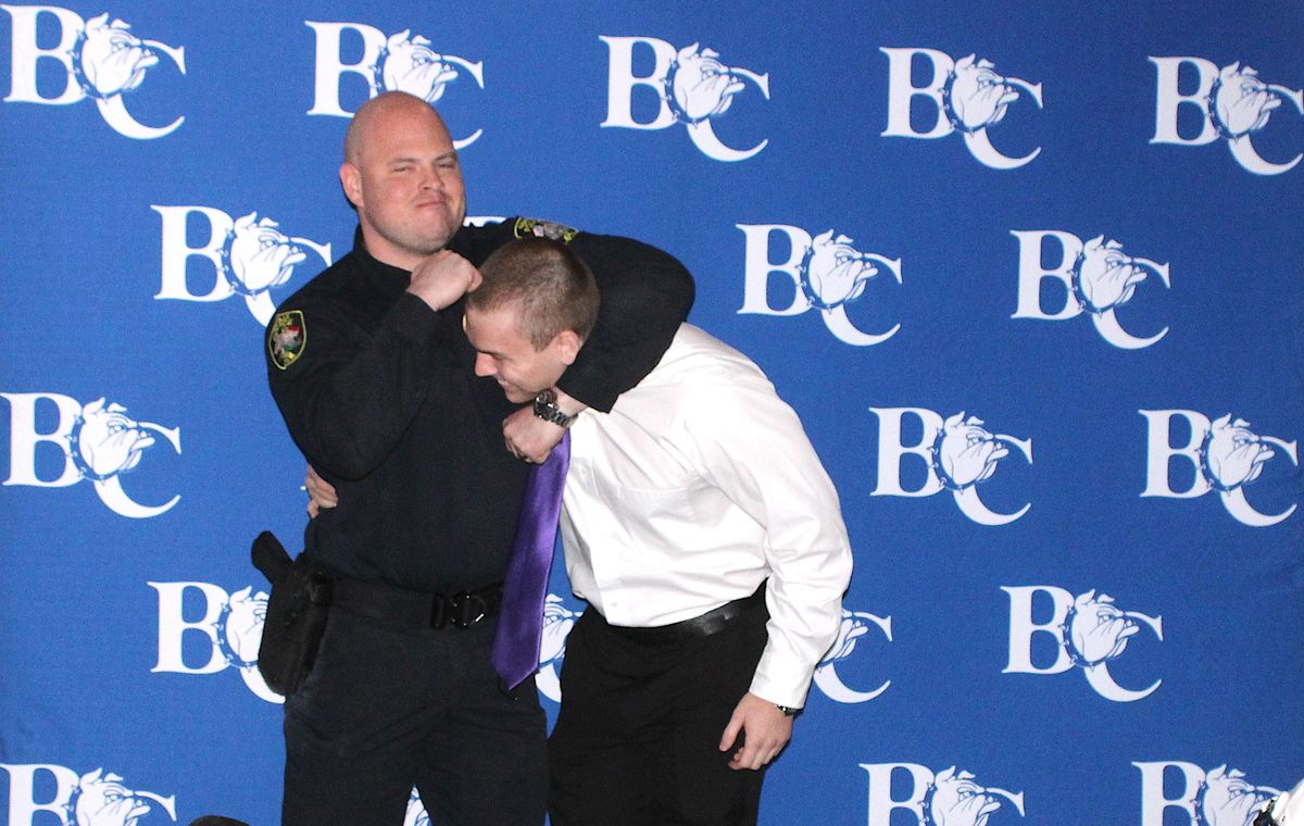 Barton student-athlete signs with Wilson Police Department