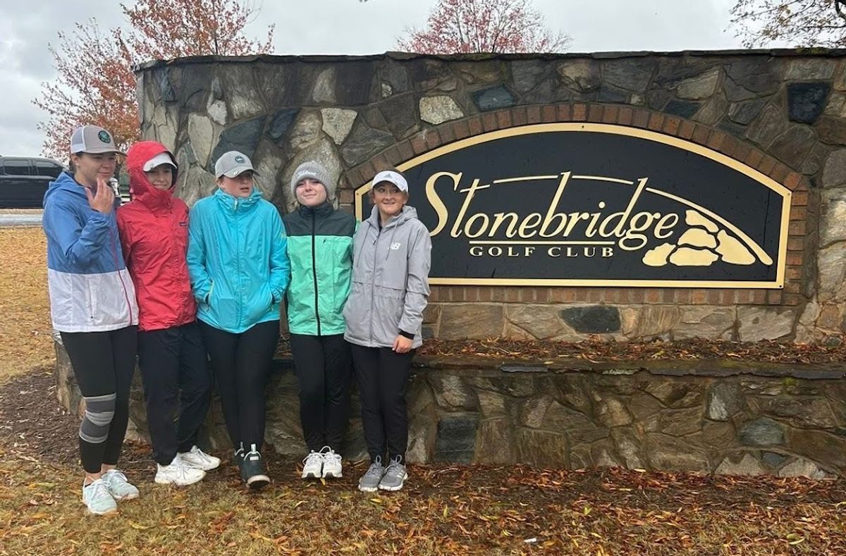 Demons rally big but finish 3rd in 5-A girls golf