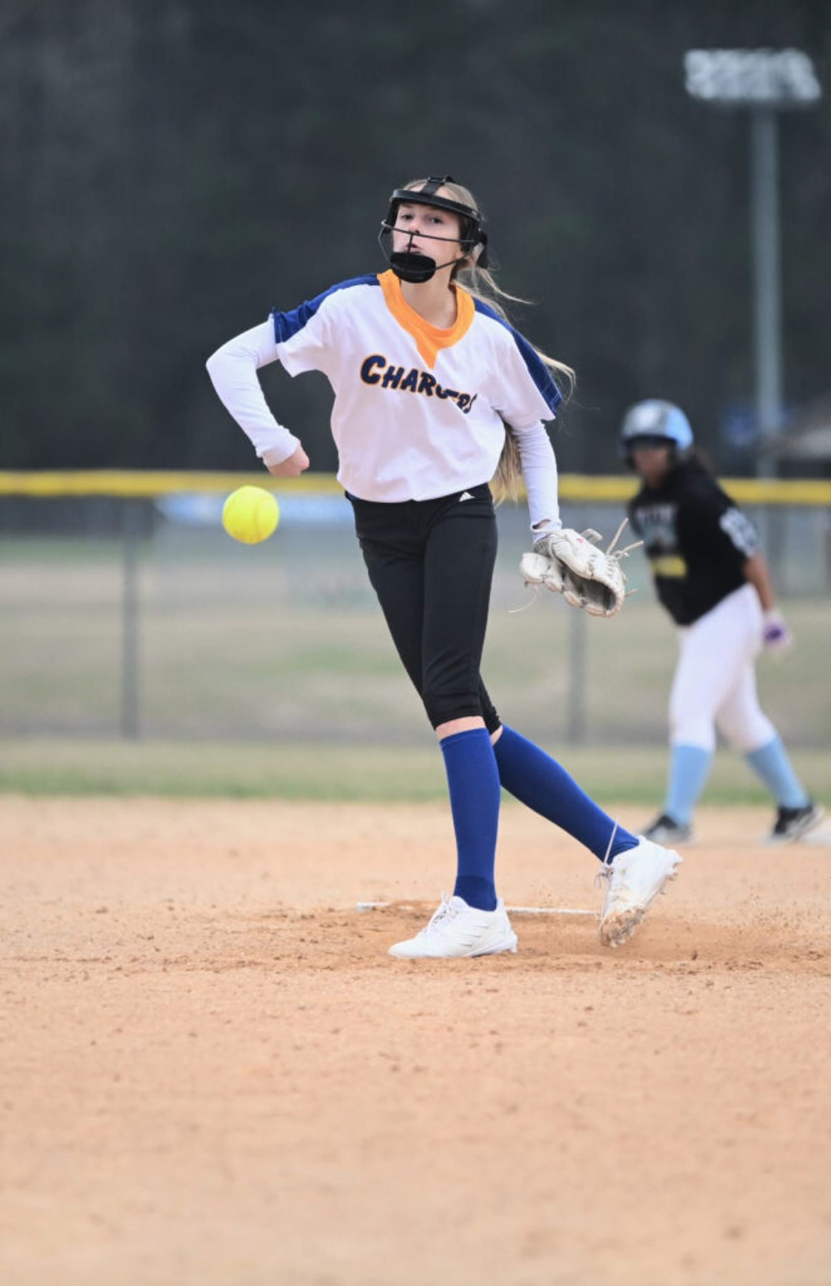 Lady Chargers stop Bruins in 5 chilly innings