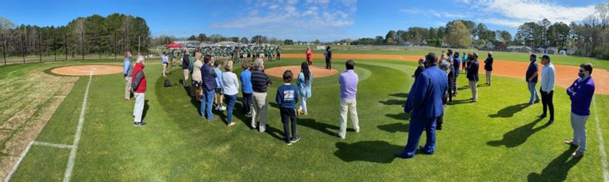 Greenfield School names baseball field for Ralph Hodge
