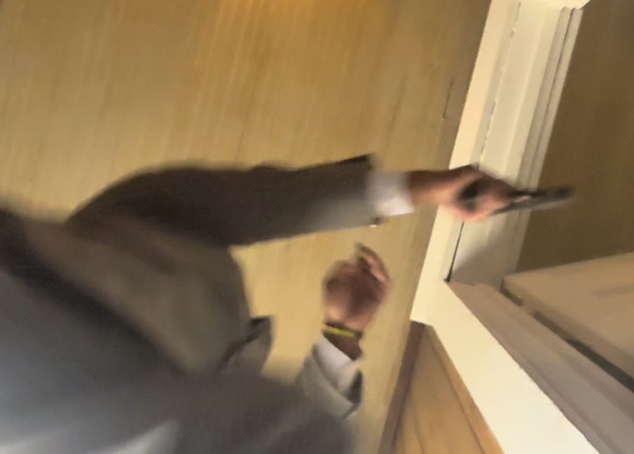 Homicide scene captured on cellphone video