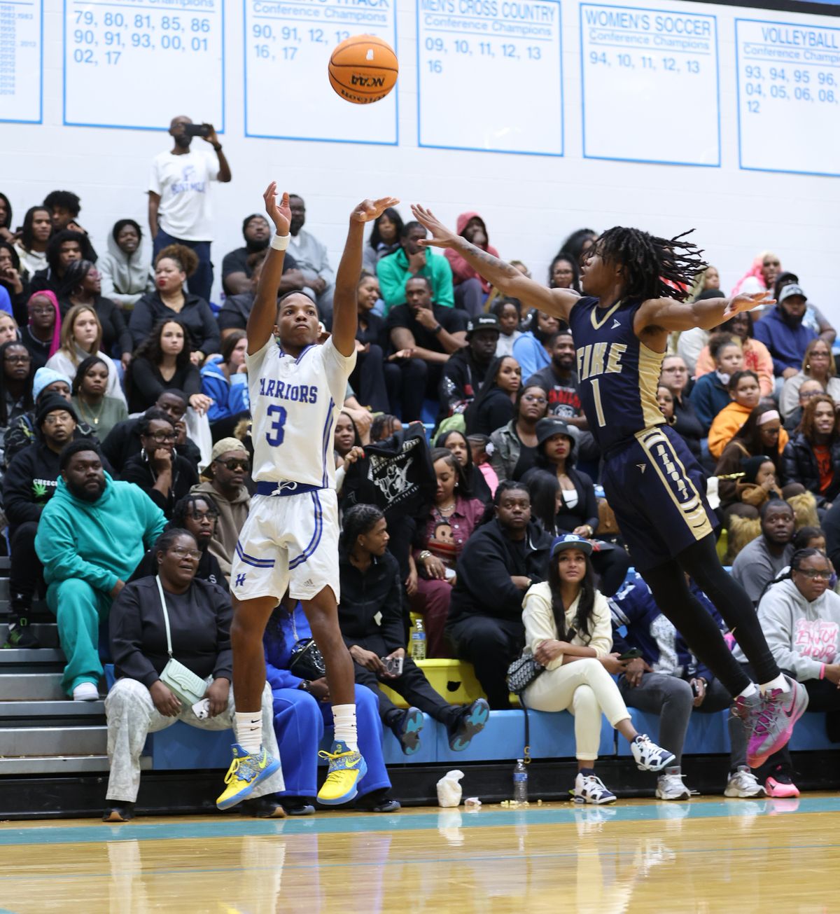 Warriors scramble to finish off Demons 73-65 to reach ECC fi...