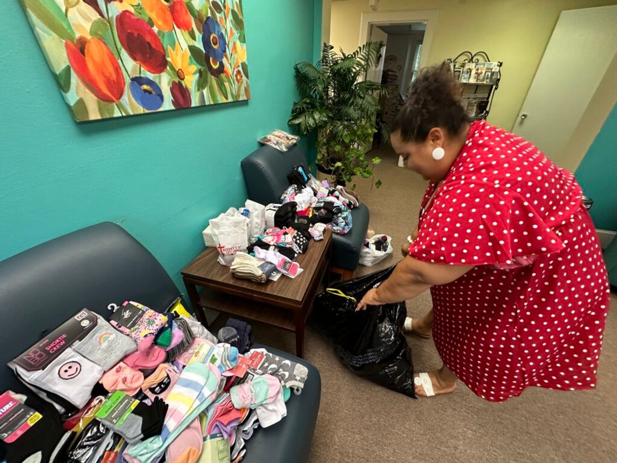 More than 800 pairs of socks donated to Wesley Shelter from ...