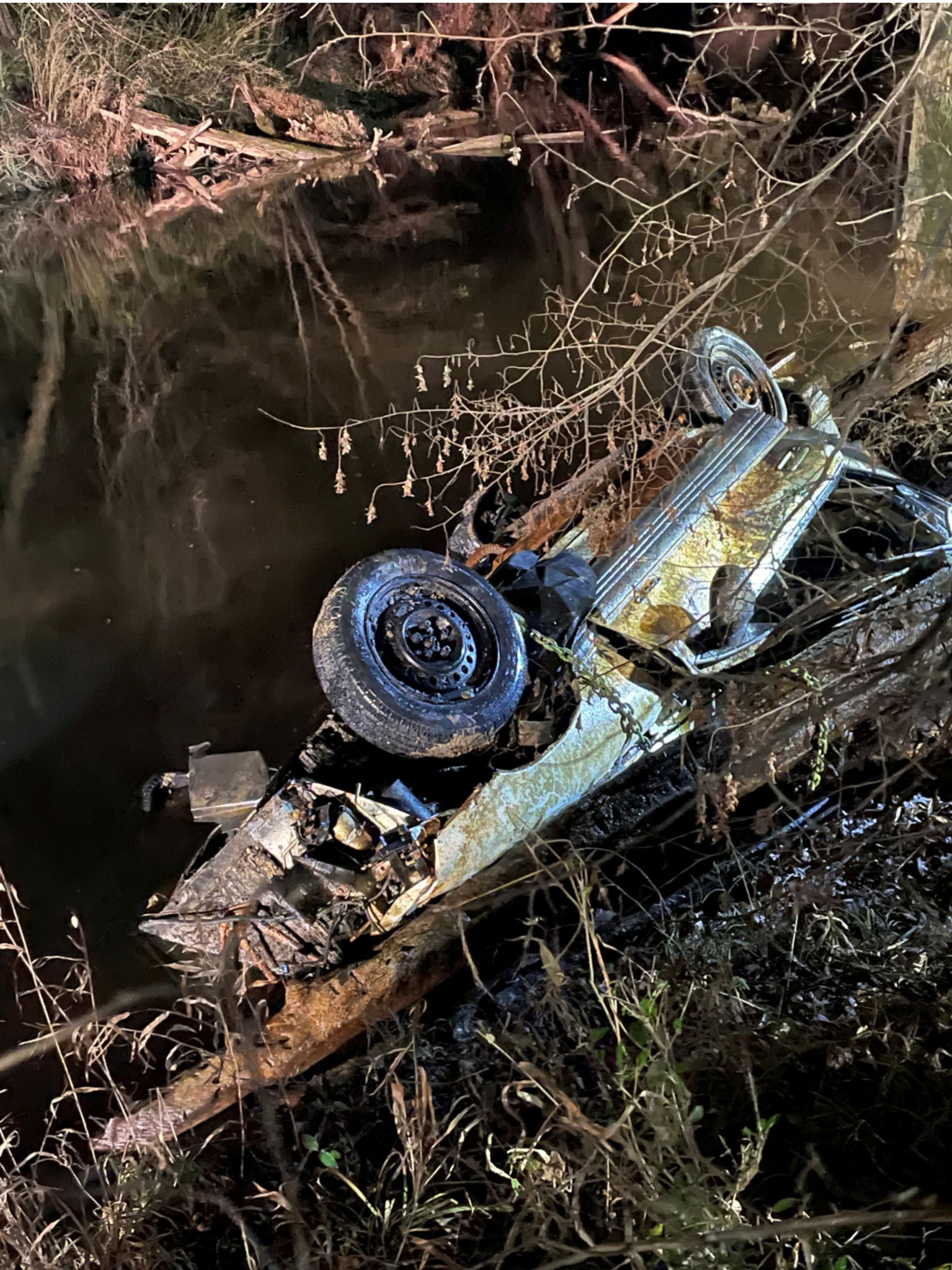 Car from 2003 missing person case found in creek