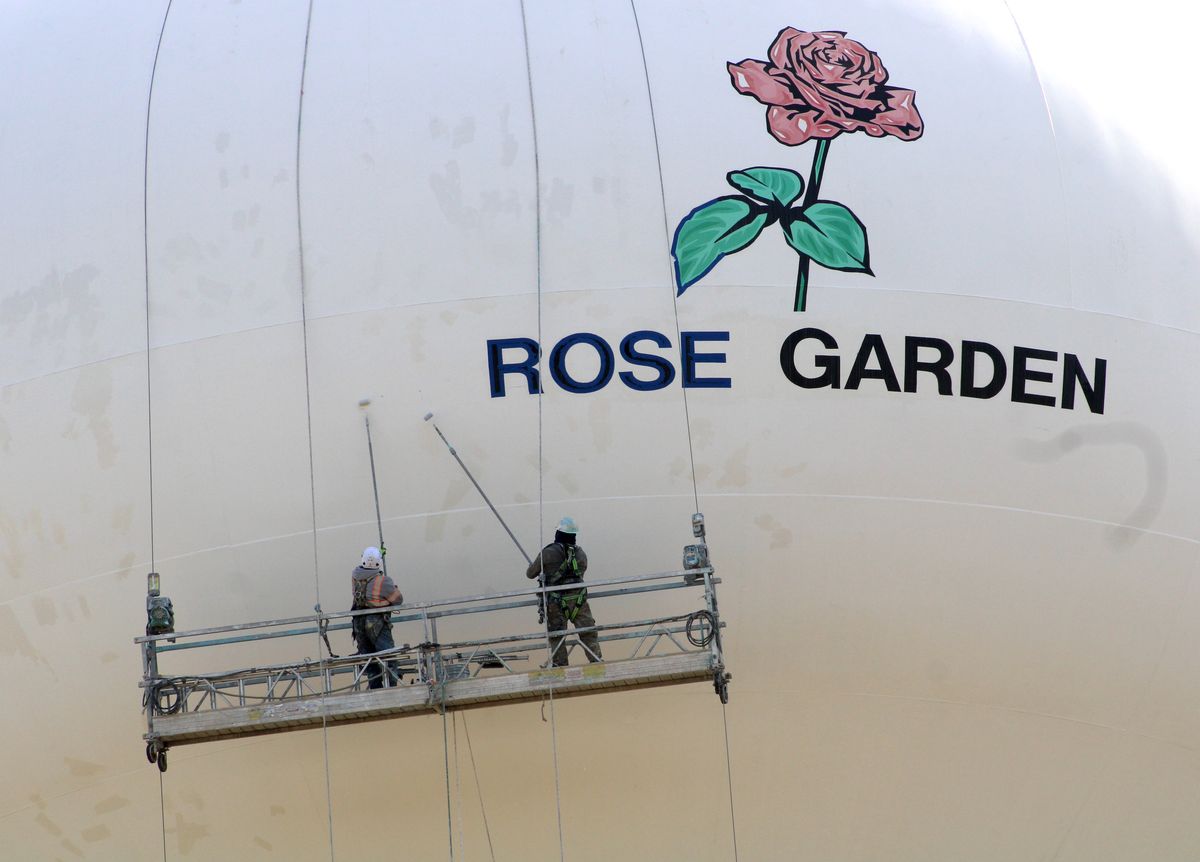 Prepping water tank for paint
