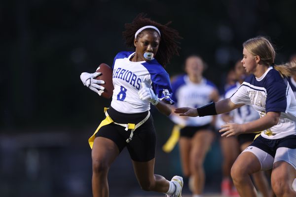 Ladybirds win 2; Hunt tops Fike as girls flag football debuts
