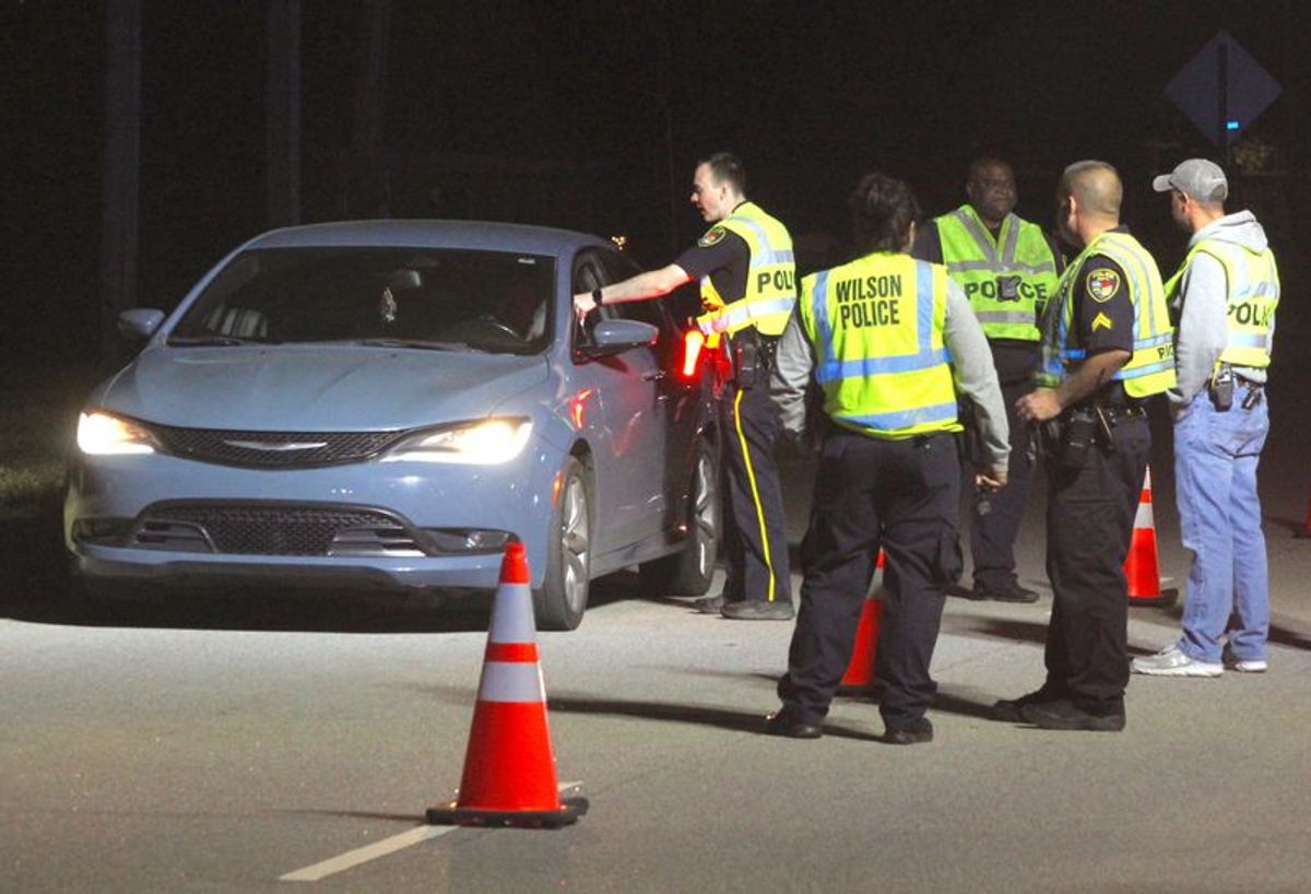 Traffic checkpoint nets 14 charges
