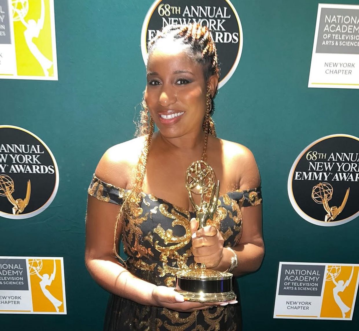 LaMonique Hamilton wins Emmy in New York