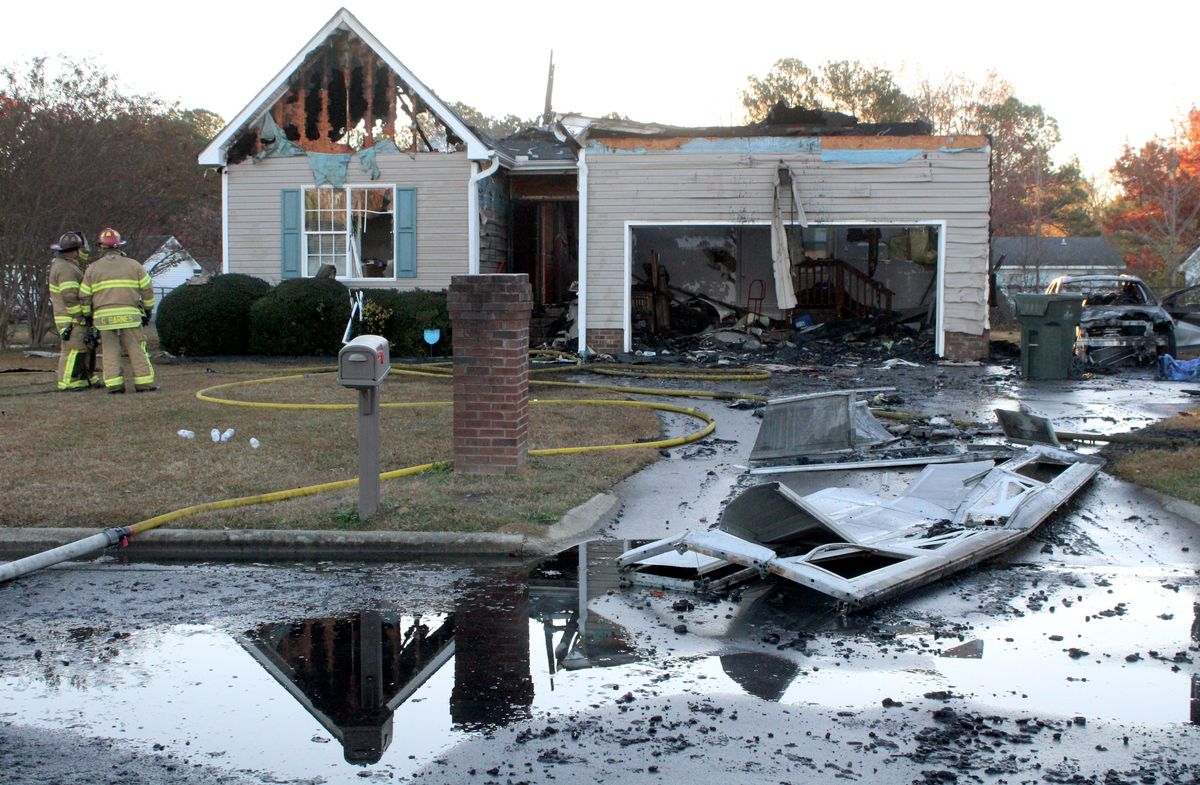 Sylvia Court home destroyed in early morning fire