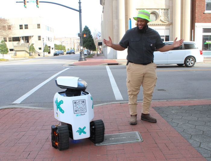 Larry the robot maps city sidewalks for ADA compliance