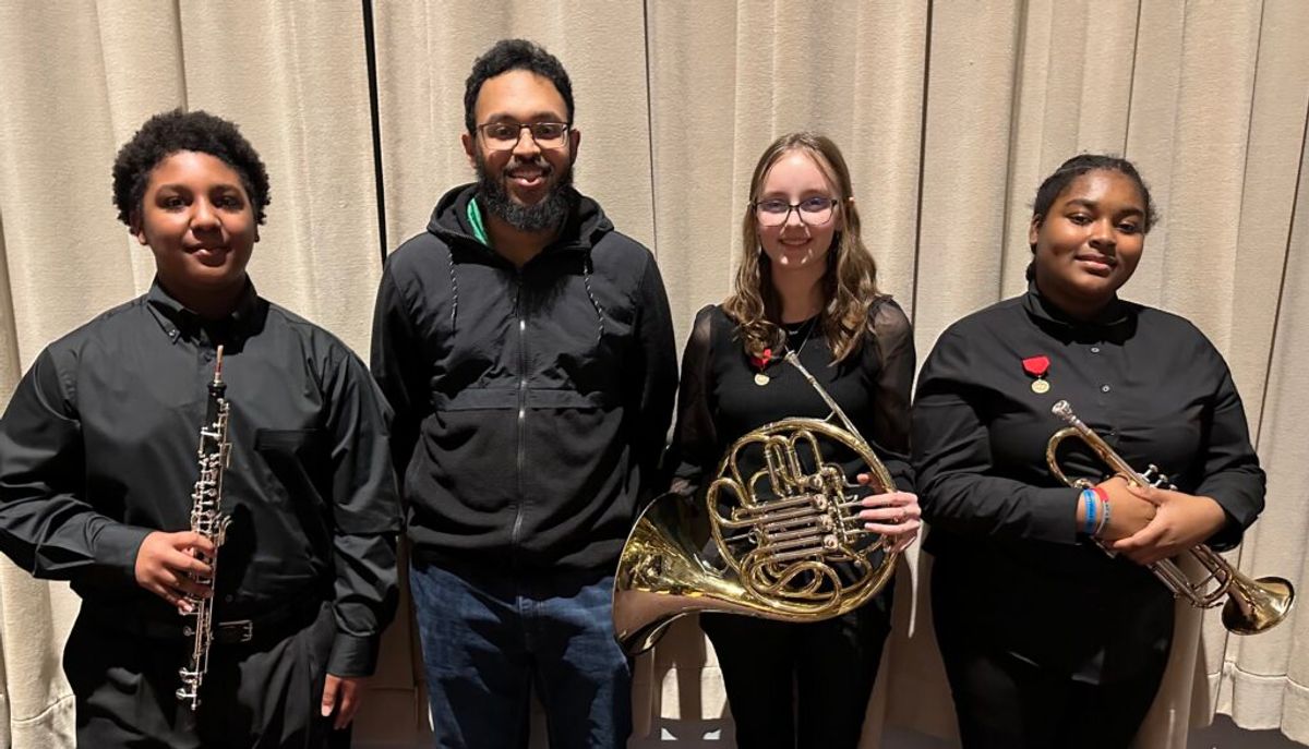 Students play in all-district band concert