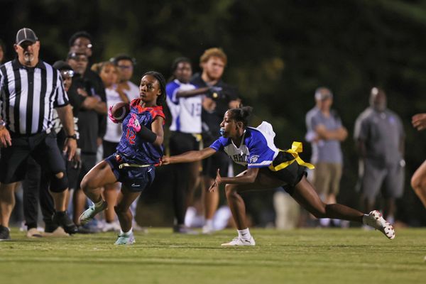 Ladybirds win 2; Hunt tops Fike as girls flag football debuts