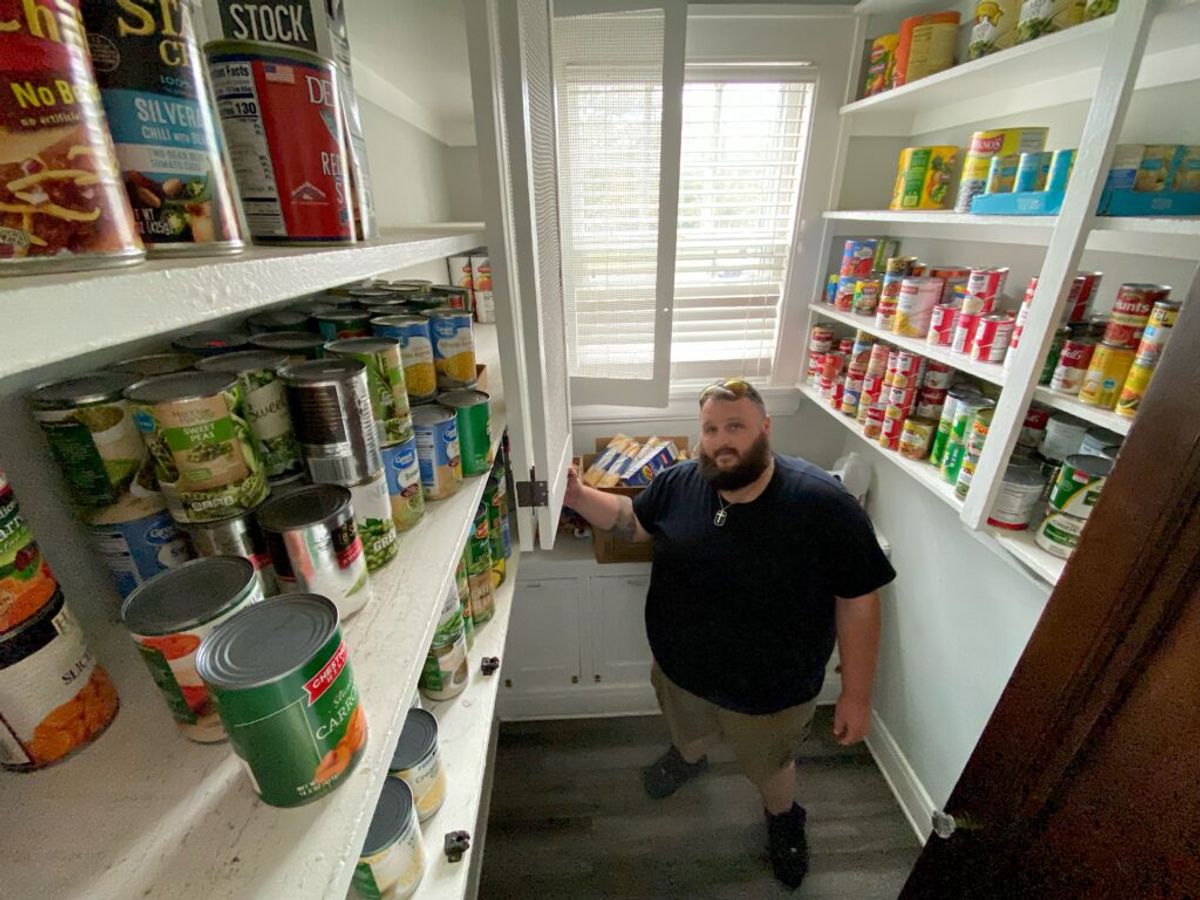 Fair food drive fills cupboards