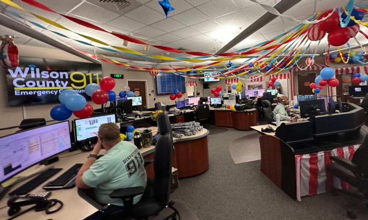 Wilson County 911 telecommunicators celebrated this week