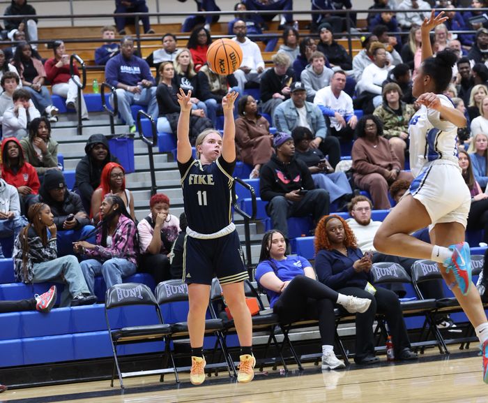Hunt girls outlast Fike in OT, 54-46