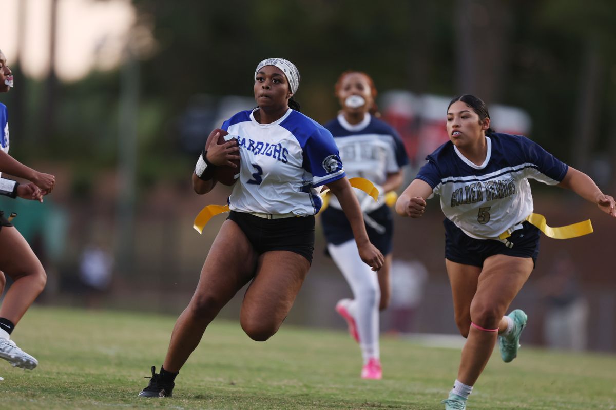 Ladybirds win 2; Hunt tops Fike as girls flag football debuts