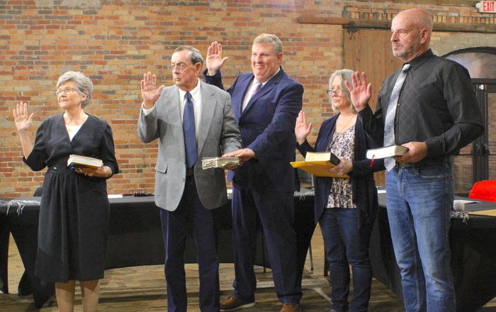 New Elm City officials take office
