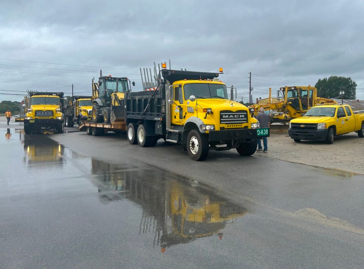 DOT convoy heads west to help with storm recovery