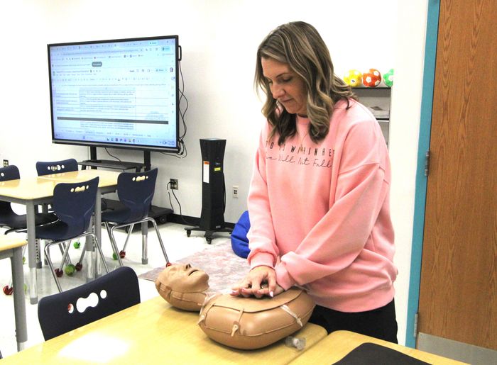 'Never too young to learn it': Training at school helped eighth grader...