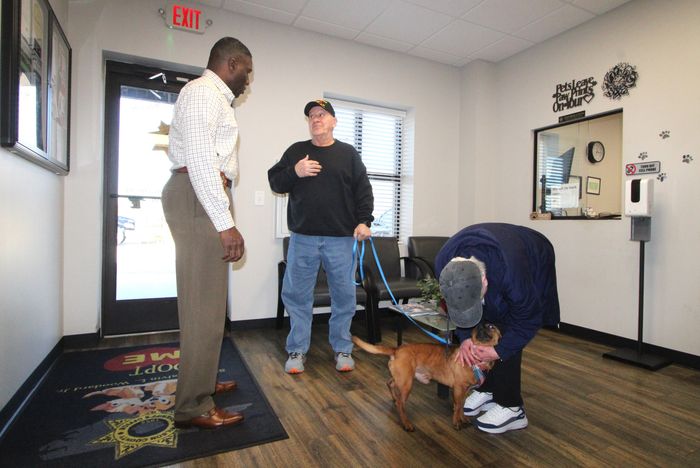 First dog finds home through Wilson's Pets for Patriots program