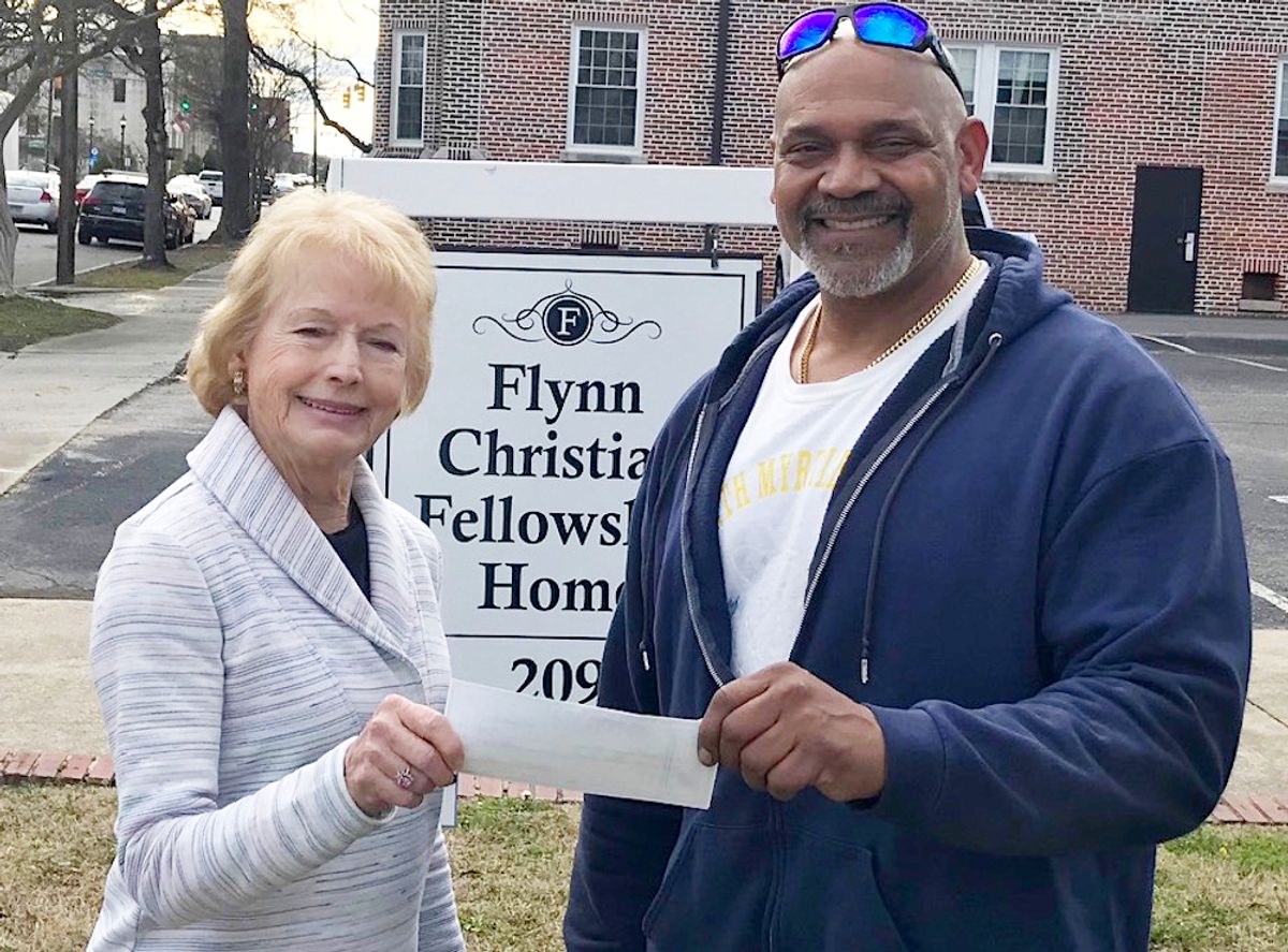 Church helps Flynn homes