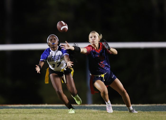 Ladybirds win 2; Hunt tops Fike as girls flag football debuts