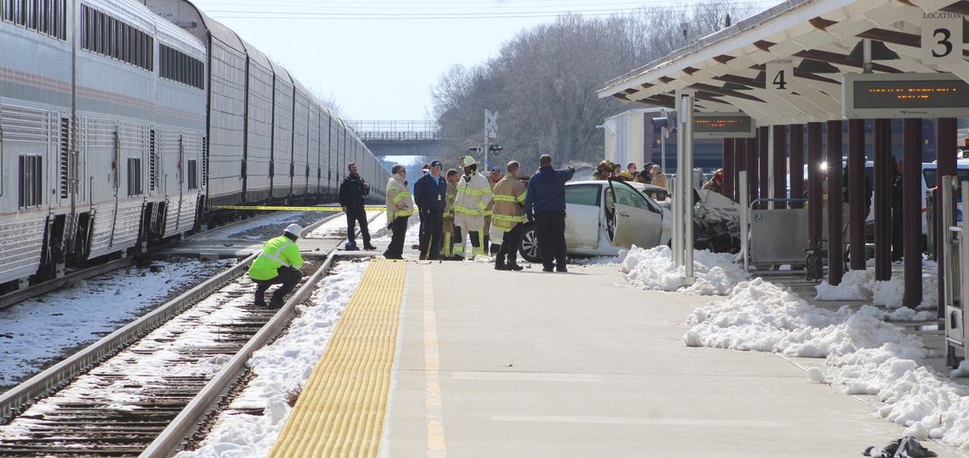 Man injured when train hits car at Wilson station