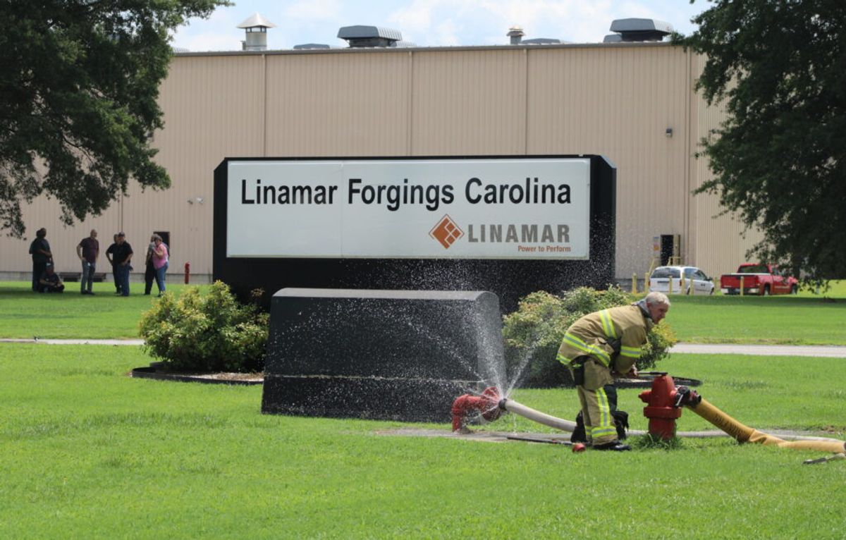 Fire causes evacuation at Linamar Forgings plant