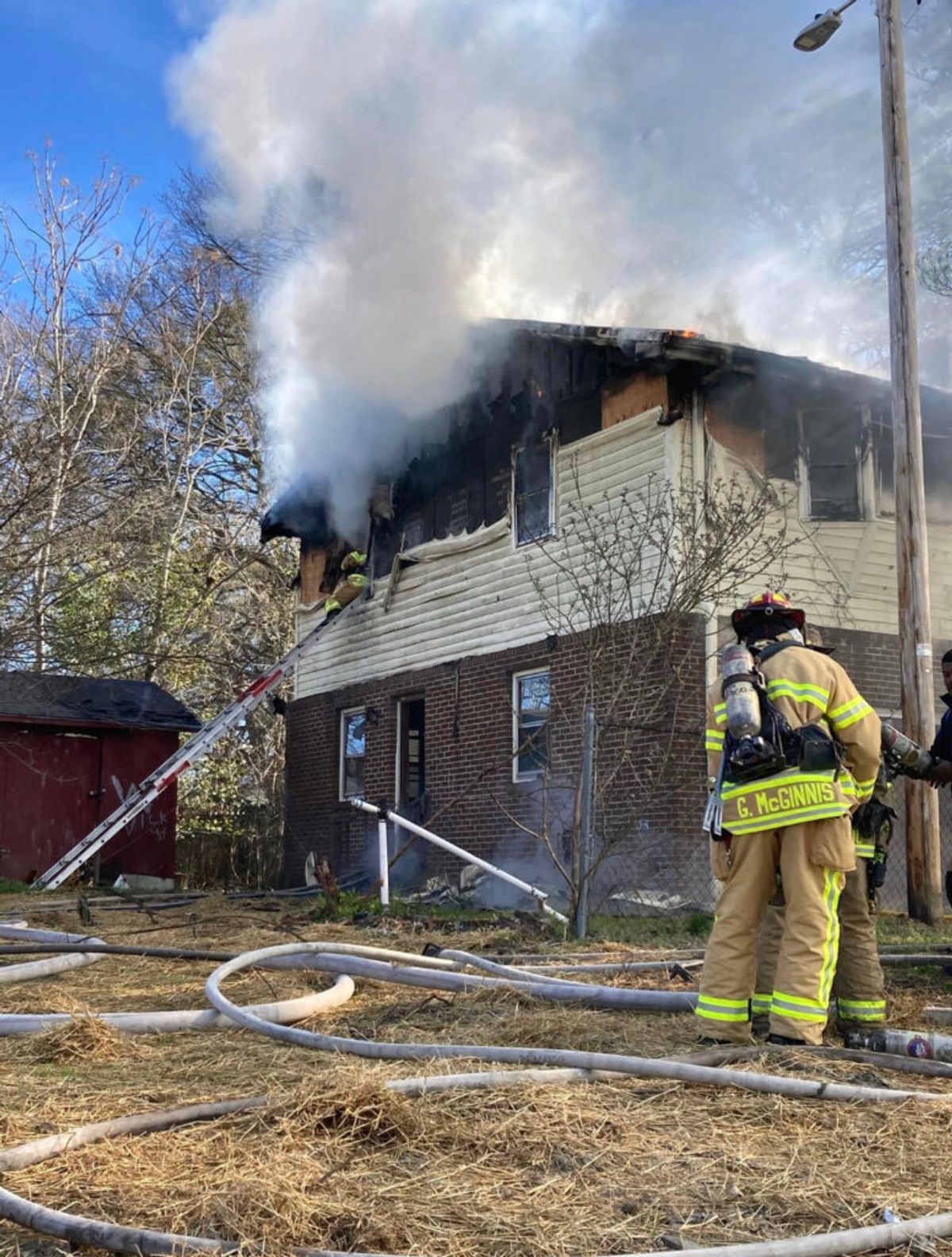 Vance Street house razed after fire damage