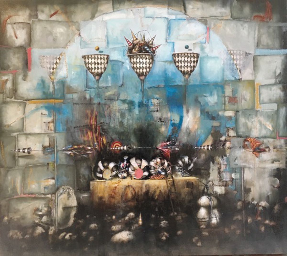 Barton art graduate brings back work for gallery show