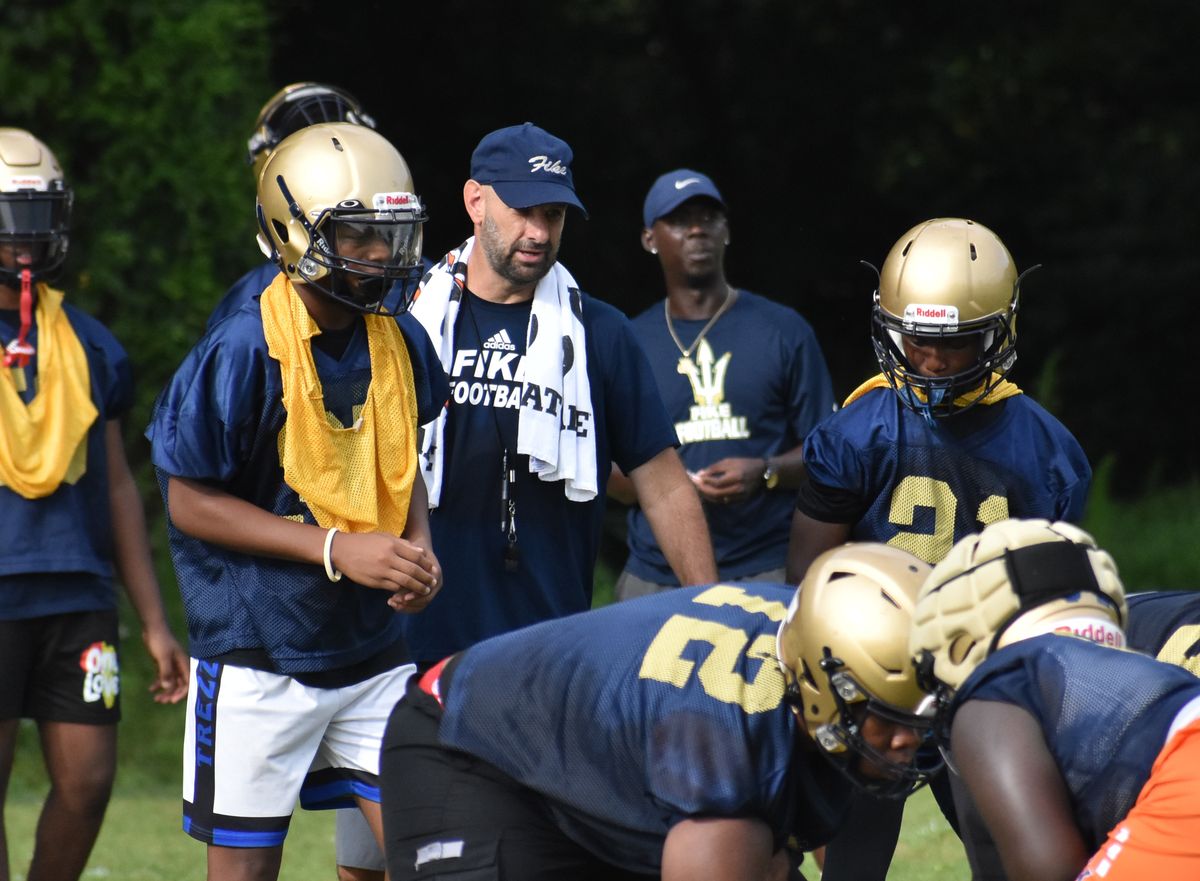 First day of practice a scorcher for area football teams