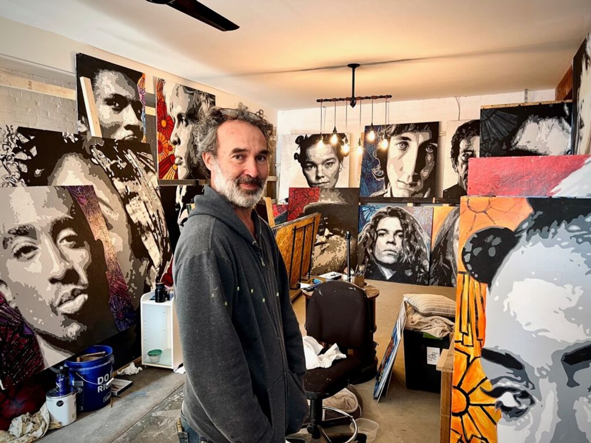 Gallery show at Wilson Arts features Rockstars & Flowers