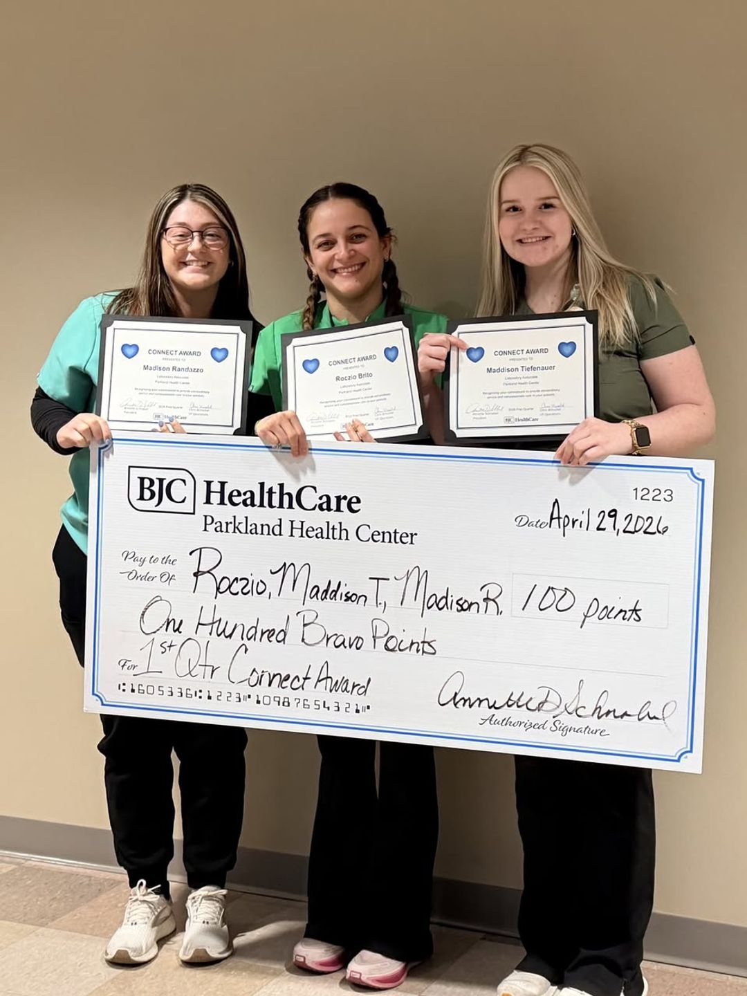 Parkland Health Lab Team Wins Q1 BJC CONNECT Award for Compa...