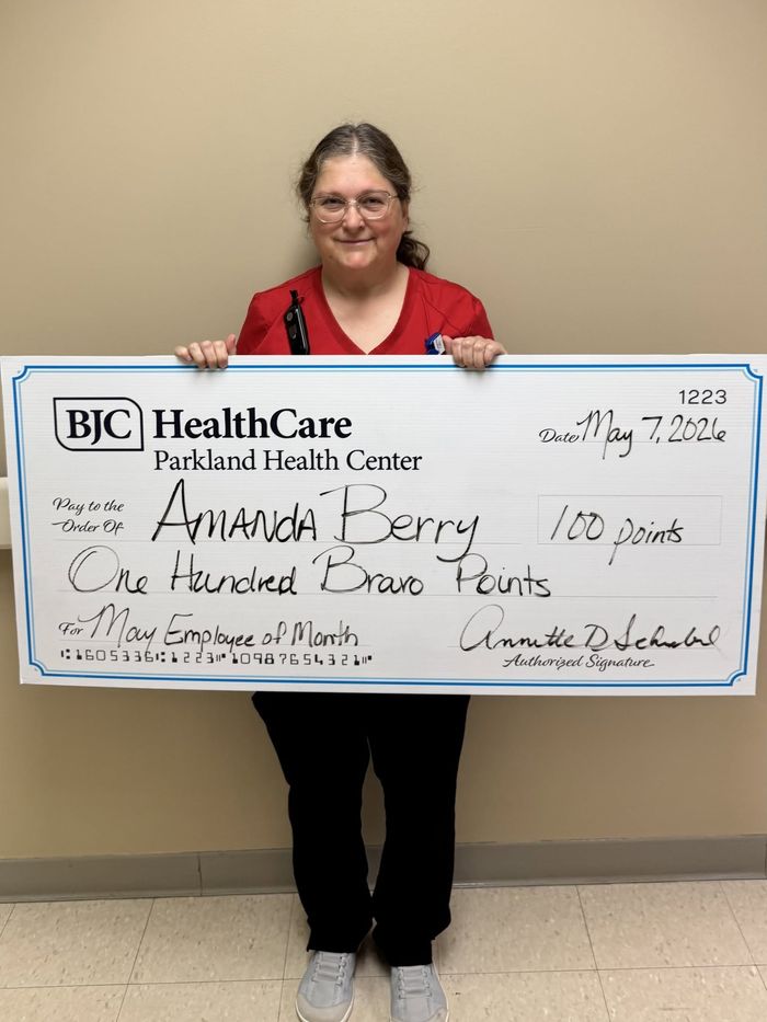 Parkland Health Center recognizes May Employee of the Month