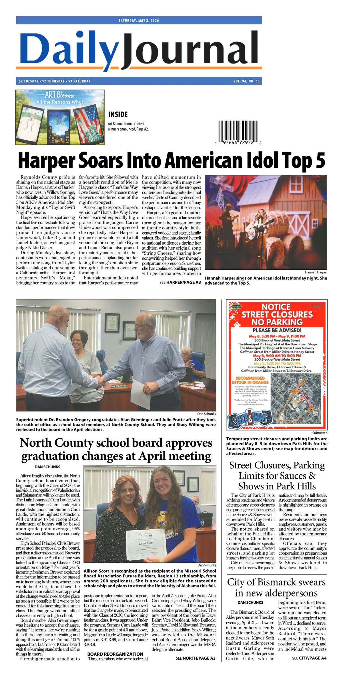 The Park Hills Daily Journal, May 2