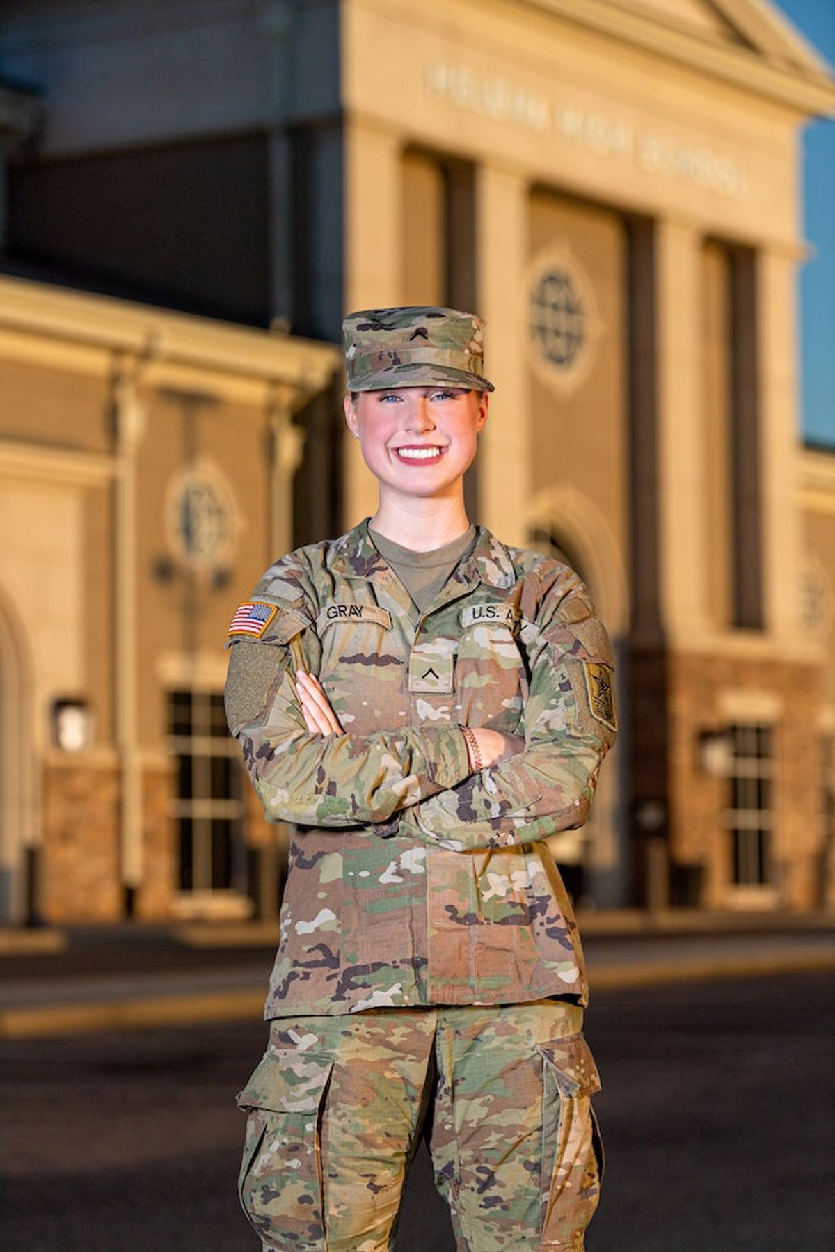 Prepare for take off: Charis Gray enlists completes basic tr...