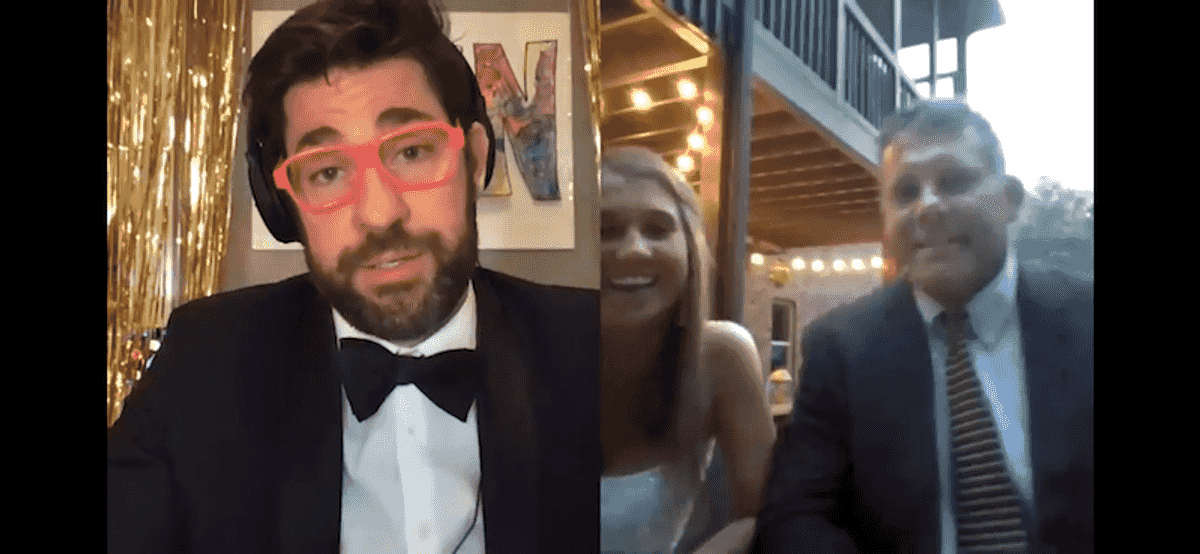 Father-daughter duo invited to John Krasinski's Prom 2020 ba...