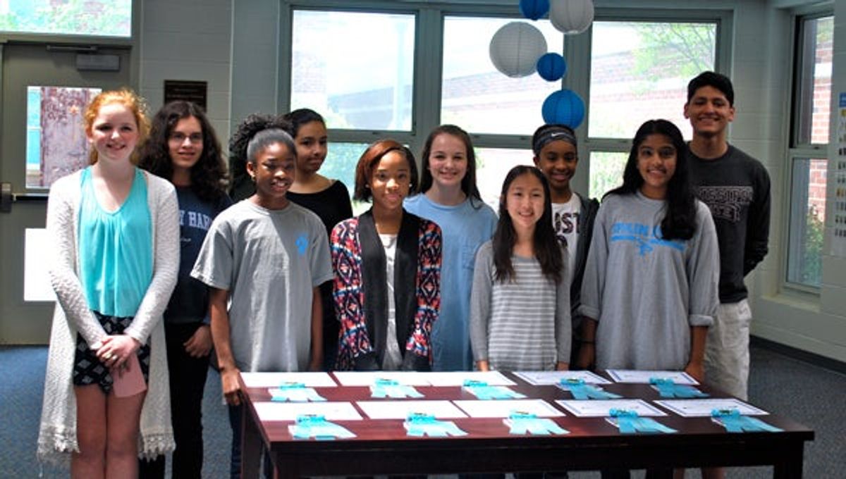 Berry Middle School recognizes poetry contest winners