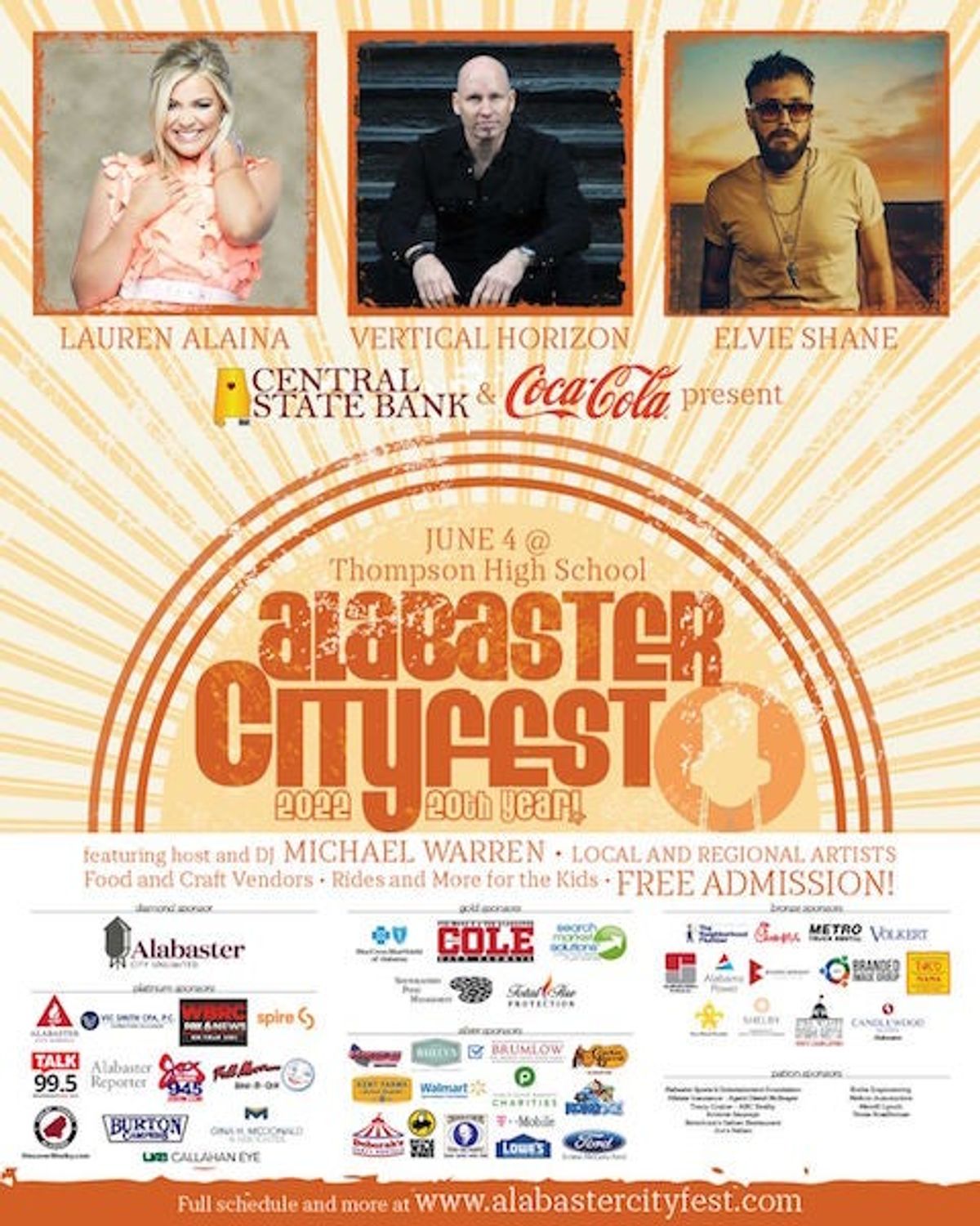 Alabaster Arts Council announces 2022 Alabaster CityFest lin...