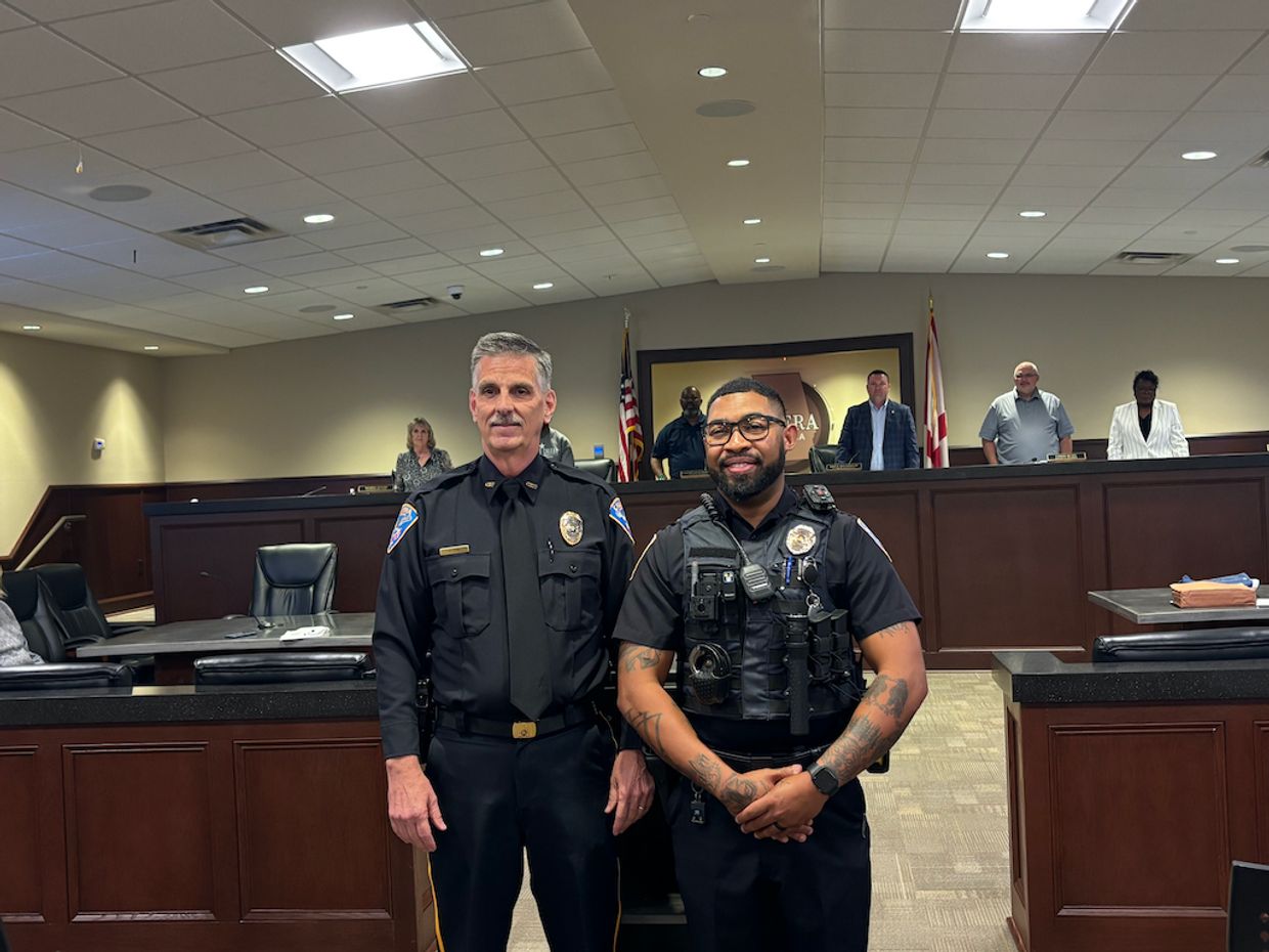 Calera welcomes new CPD officer, adopts two proclamations