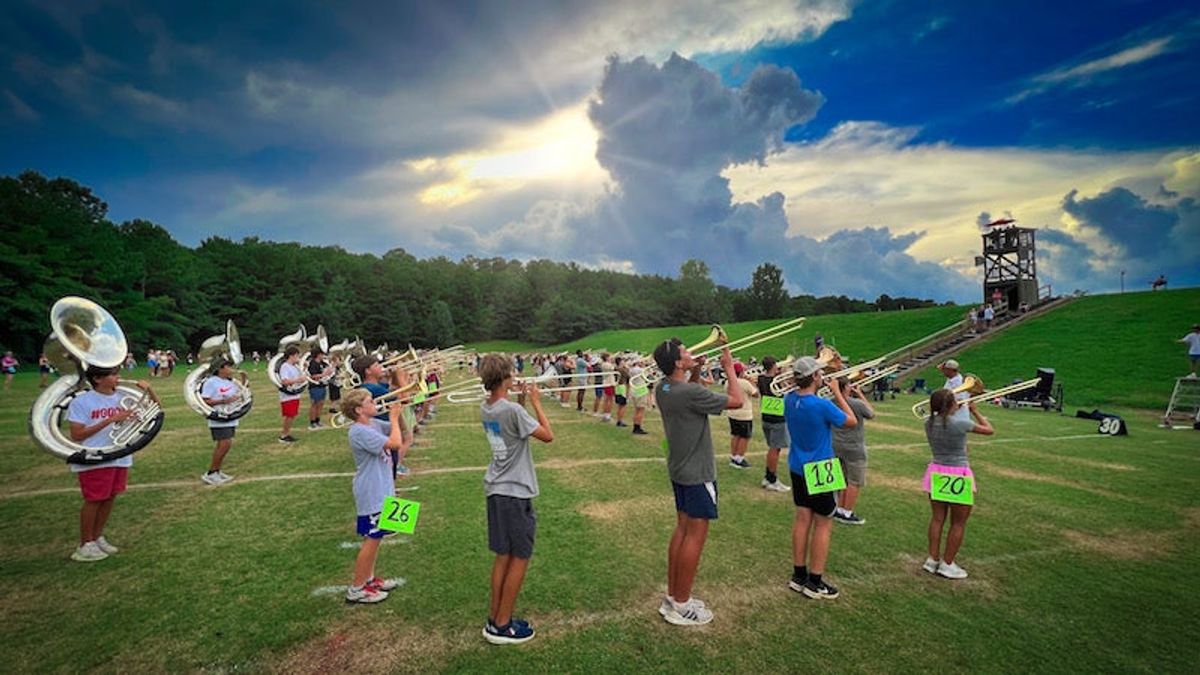 Oak Mountain's marching band steps into new season