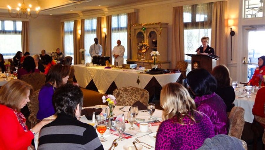 Greystone Ladies Club learns about etiquette and étouffée