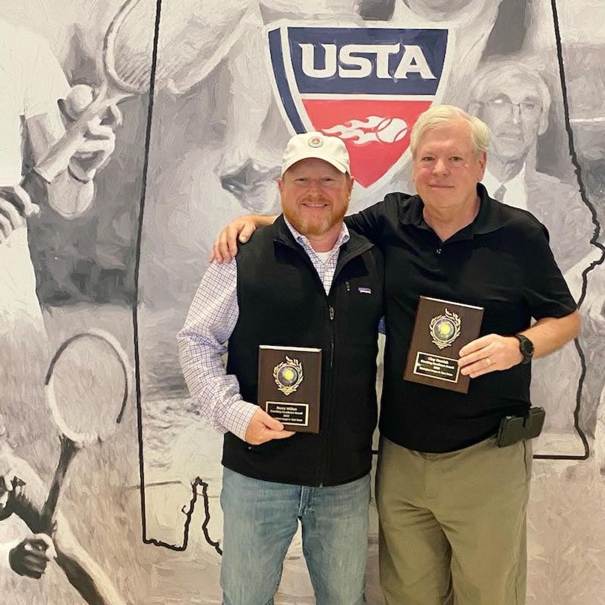 Rusty Wilkes and Clay Parish awarded with Birmingham League Jr. Team T...