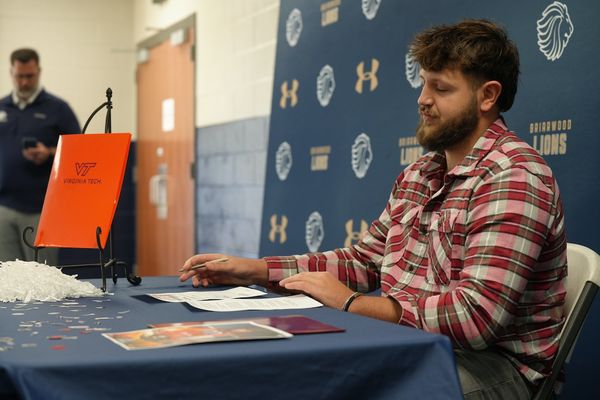 Enter Witherington: Garrett Witherington signs to play football at Vir...