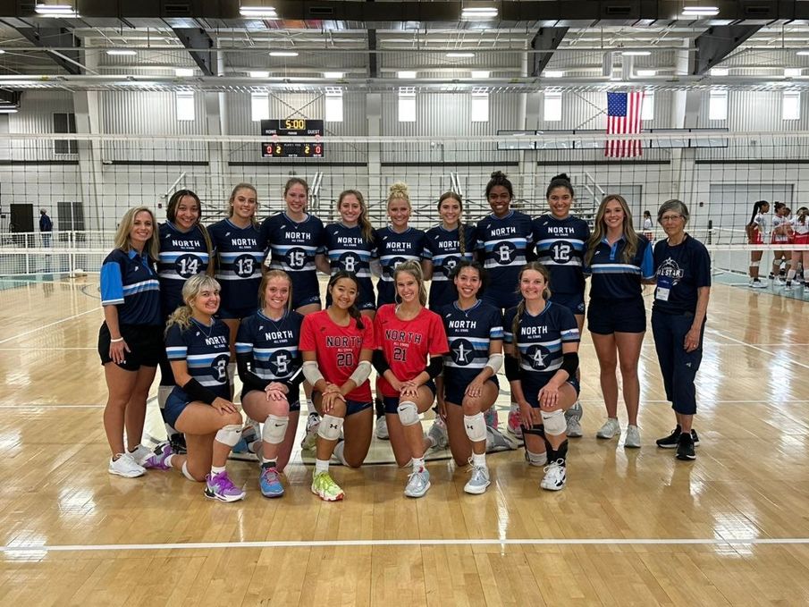 Thompson's Olivia Kelly performs well at volleyball North-South Game