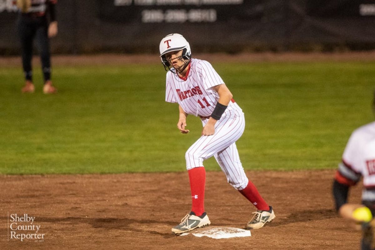 Thompson softball starts area play with dominant win