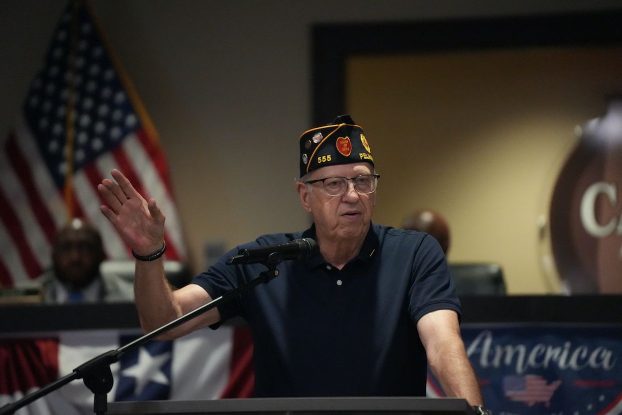 Calera displays American military history for America 250 ce...